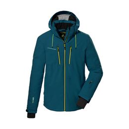 Killtec Skijacke »KSW 44 MN SKI JCKT« Wasserdichte, atmungsaktive Funktionsjacke mit abnehmbarer Kapuze dunkelpetrol S S Herren Skijacke mit...