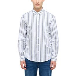 Mustang Langarmhemd &raquo;Herren Style Rawlins&laquo; Bunt 12744 L - US-Gr&ouml;&szlig;en US-Gr&ouml;&szlig;en L L&auml;ssiger Schnitt