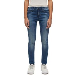 Mustang Skinny-fit-Jeans &raquo;Damen Style Shelby Skinny&laquo; 882 dunkelblau 32 - L&auml;nge 30 L&auml;nge 30 32 Jeans mit mittlerer Bundh&ouml;he und schmalem Beinverlauf