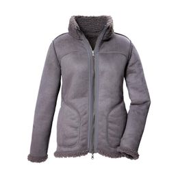 G.I.G.A. by Killtec G.I.G.A. DX BY KILLTEC Wendejacke »GW 62 WMN JCKT« Wendbare Damenjacke in Wildlederoptik, warm, mit 4 Taschen stein 36 36 Kuschelige Damen Wendejacke