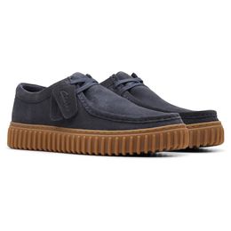 Clarks Schnürschuh »Torhill Lo« Freizeitschuh, Halbschuh, Schnürschuh mit herausnehmbarem Fußbett navy 46 46 Mit komfortablem Contour Cushion Fußbett
