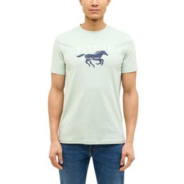 Mustang Kurzarmshirt »Herren Style Austin« hellgrün XXL XXL Lässiger Schnitt
