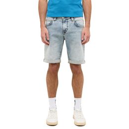 Mustang Slim-fit-Jeans »Herren Style Chicago Shorts Z« 213 hellblau 35 35 True Denim Look mit dem Komfort einer Jogginghose