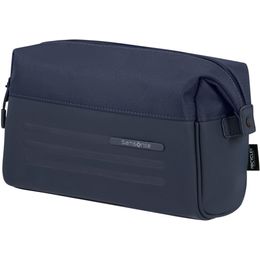 Samsonite Damen Kulturbeutel "STACKD Toilet Kit, 15 cm", blau, Polyester, Polyurethan, Taschen, Beauty-Bag Beautybox Schminketui Kosmetikbox