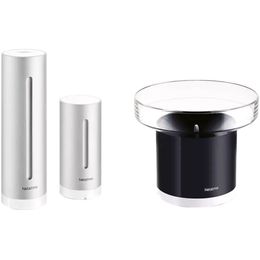 Netatmo Sensor "Set mit Wetterstation und Regenmesser", B:22,5cm H:60cm L:23,5cm, grau, Sensoren