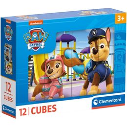 Clementoni Jungen Würfelpuzzle "Paw Patrol", bunt, Pappe, B:16cm H:12cm, Puzzles, Made in Europe