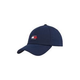 Tommy Jeans Herren Baseball Cap "TJM HERITAGE CORE CAP", blau, unifarben, Web, Baumwolle, Caps, Klemmverschluss, gro&szlig;e Logostickerei
