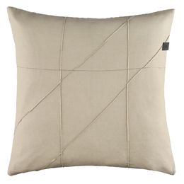 Schöner Wohnen Kollektion Dekokissen, B:45cm L:45cm, beige, SCHÖNER WOHNEN-KOLLEKTION, Mischgewebe, Dekokissen_Sitzkissen_Kissenhüllen, "Pleat", mit hohem Baumwollanteil