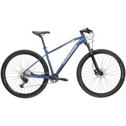 KROSS Mountainbike "KROSS MTB Hardtail Level 5.0 29" blau 11 Gänge", 51cm, 29 Zoll (73,66cm) hinten: 29 Zoll (73,66cm), blau, Fahrräder
