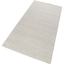 Hochflor-Teppich Esprit, B:57cm H:25mm L:86cm, beige, Polypropylen (PP), Teppiche, "Campus 2.0, ESP-0030", Shaggy, Langflor, weich, Wohnzimmer