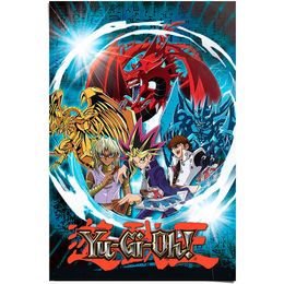 Poster Reinders, B:61cm H:91,5cm T:0,1cm, bunt, Papier, Kinderzimmer, Bilder, "Yu-Gi-Oh - unlimited future"