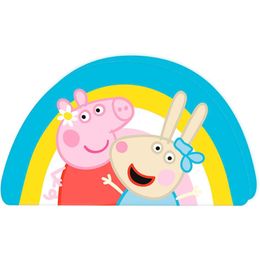 Dekokissen Peppa Pig, B:25cm H:2,5cm L:35cm, bunt, Polyester, Kinderzimmer, Dekokissen_Sitzkissen_Kissenh&uuml;llen, "Peppa Pig", hochfarbig bedruckt