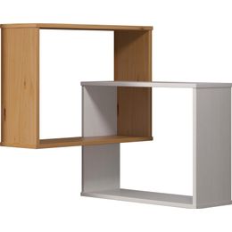 Wandregal INTER-FURN, B:60cm H:66cm T:20cm, braun, Massivholz, Küche, Regale, "Mestre", Tolle Erweiterung der Interfurn Mestre Möbel