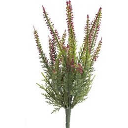 Kunstblume BOTANIC-HAUS, B:12cm H:29cm T:12cm &Oslash;:12cm, pink, Kunststoff, Kunstpflanzen, "Erikabusch mit 15 Stielen"
