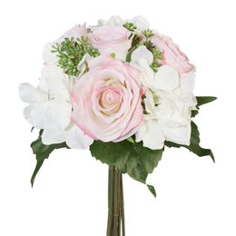 Kunstblume Creativ green, H:31cm, rosa, Kunststoff, Polyester, Kunstpflanzen
