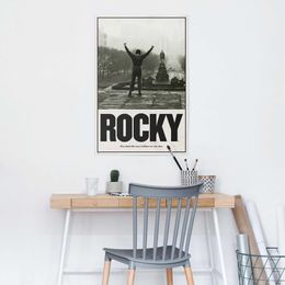 Poster Reinders, B:61cm H:91,5cm T:0,1cm, schwarz, Holzwerkstoff, Bilder, "Rocky - Rocky Balboa"