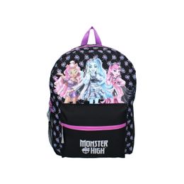 Vadobag Kinder Cityrucksack "Monster High", schwarz, Kunstfaser, bedruckt, Rucksäcke, mit tollem Frontprint