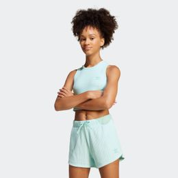 M&auml;dchen Tanktop "RIB TANK TOP", blau, Gr. 170, adidas originals, Obermaterial: 46% Baumwolle, 45% Viskose, 9% Elasthan, Tops