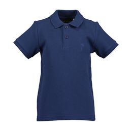 Blue Seven Jungen Poloshirt, blau, Gr. 98, unifarben, Single Jersey, Obermaterial: 100% Baumwolle, Shirts