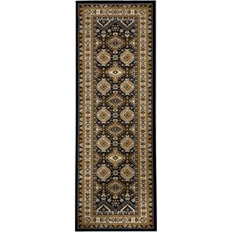 L&auml;ufer my home, B:70cm H:7mm L:230cm, braun, Kunstfaser, Flur, Teppiche, "Diantha", Orient-Optik, mit Bord&uuml;re, L&auml;ufer, Br&uuml;cke, Kurzflor, elegant