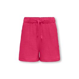 KIDS Only Mädchen Shorts "KOGTHYRA LIFE STRING SHORTS WVN", lila, Gr. 140, unifarben, Web, Obermaterial: 100% Baumwolle, Hosen