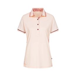 DEPROC Active Damen Poloshirt "HEDLEY NEW WOMEN", rosa, Gr. 38, 100% Polyester, Shirts, auch in Gro&szlig;en Gr&ouml;&szlig;en erh&auml;ltlich