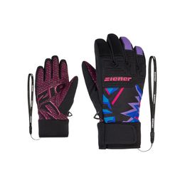 Ziener Kinder Multisporthandschuhe "LANUS AS PR Junior", lila, Gr. 4,5, Kunstfaser, Handschuhe