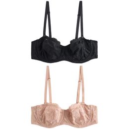 next Bra female Beige, Black size 80