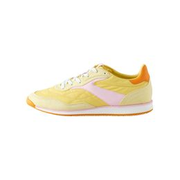 next Sneaker Damen Größe 40/40.5 gelb / pastellgelb / orange / pastellpink
