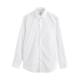 next Button Up Shirt male White size 17.5