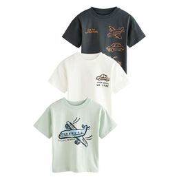 next Shirt boy Green, Black, White size 6-9 mths