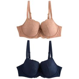 next Bra female Beige, Blue size 80