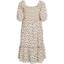 ZIZZI Kleid 'Melisa' Damen Gr&ouml;&szlig;e 58/60 beige / navy / hellbraun Winterkleid