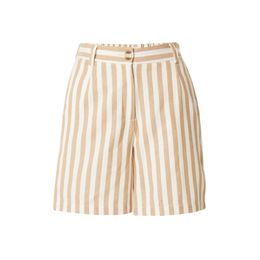 Garcia Shorts Damen Größe 40 dunkelbeige / weiß