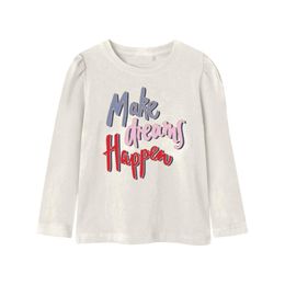 name it Shirt 'NMFKALESJA' Mädchen Größe 104 opal / rosa / dunkelrot / weiß