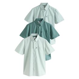 next Button Up Shirt male Green size XXL