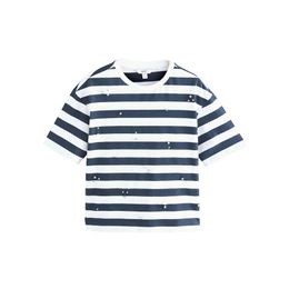 next T-Shirt Damen Gr&ouml;&szlig;e 7XL navy / wei&szlig;