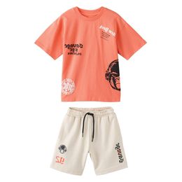 next Set boy Beige, Orange size 5 yrs