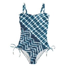 next Swimsuit female Blue size 100