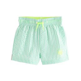 next Badeshorts Jungen Größe 68 hellgrün / weiß