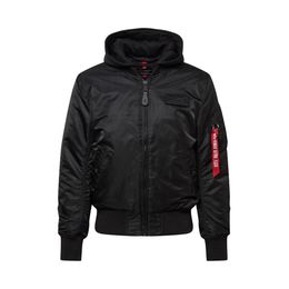 Alpha Industries Jacke 'MA-1 ZH' Herren Größe S rot / schwarz / weiß