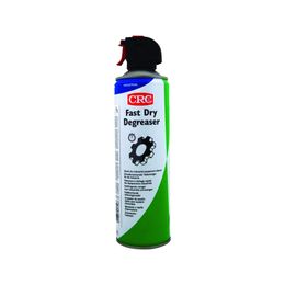 CRC Industries Universalreiniger FAST DRY DEGREASER aus Kunststoff und Metall f&uuml;r die schnelle und gr&uuml;ndliche Reinigung von Fett, &Ouml;l oder Schmutz, Inhalt: 500 ml, Spraydose (1030077)
