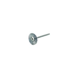 Lessmann Miniatur-Rundb&uuml;rste Stahldraht 0,10 mm, B&uuml;rsten-⌀xB&uuml;rstenbreite: 22X2 mm (410223)