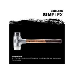 Halder Schonhammer Simplex Alug. 40mm Gummi/Superpl. (3127.040)