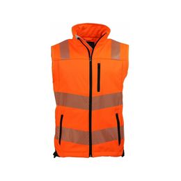 Warnweste, Gr. S orange/schwarz Gr. S ; Asatex (PTW-SW/Gr.S/orange)