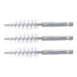 BGS-technic BGS Nylonb&uuml;rste 16 mm Antrieb Au&szlig;ensechskant 6,3 mm (1/4 Zoll) 3 teilig ; BGS technic (3078-16-N)