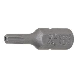BGS-technic BGS Bit Antrieb Außensechskant 6,3 mm (1/4") T-Profil (für Torx) mit Bohrung T15 ; BGS technic (2440)