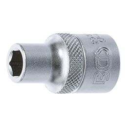 BGS-technic BGS Steckschl&uuml;ssel-Einsatz Sechskant Antrieb Innenvierkant 12,5 mm (1/2") SW 9 mm ; BGS technic (2909)
