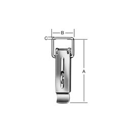Vormann Spannverschluss H.110mm B.37mm STA verzinktm.Plombierm&ouml;gl. (001209105Z)