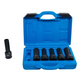 BGS-technic BGS Kraft-Steckschl&uuml;ssel-Einsatz-Satz E-Profil, Zw&ouml;lfkant Antrieb Innenvierkant 20 mm (3/4 Zoll) 6 teilig ; BGS technic (5250)